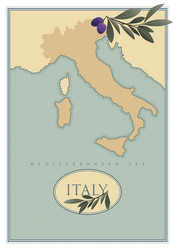 Italy Tree Map Vector Images (70)