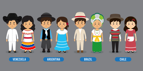 Argentina Costume Cartoon Vector Images (39)