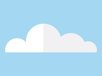 Cloud cumulus clouds cluster together creating Vector Image