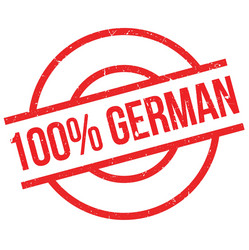 100 percent german rubber stamp Royalty Free Vector Image