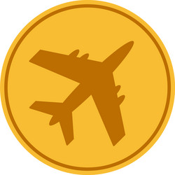 Gold Aeroplane Vector Images (over 240)