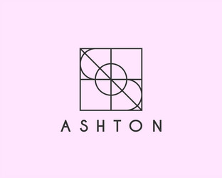 Logo name ashton usable design for private Vector Image