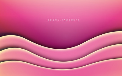 Abstract wave pink color background Royalty Free Vector