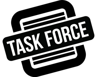 Task force rubber stamp Royalty Free Vector Image