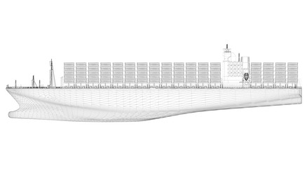 Wireframe Ship Vector Images (over 2,300)