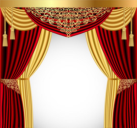 Gold Curtain Trim Vector Images (88)
