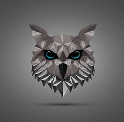 Owl colorful concept design template Royalty Free Vector