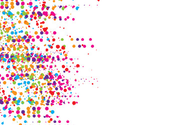 Abstract splatter color isolate background design Vector Image