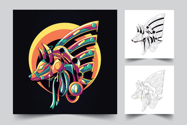 Anubis Face Vector Images (over 280)