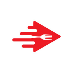 Food play icon logo Royalty Free Vector Image - VectorStock