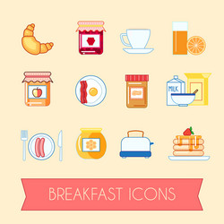 Breakfast Royalty Free Vector Image - VectorStock