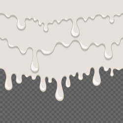Dripping Yogurt Cream Seamless Liquid Milk Vector Images (over 100)