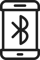 Bluetooth connectivity Royalty Free Vector Image