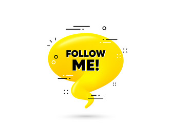 Follow me symbol special offer sign Royalty Free Vector