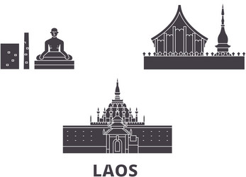 Vientiane Laos Building Vector Images (60)