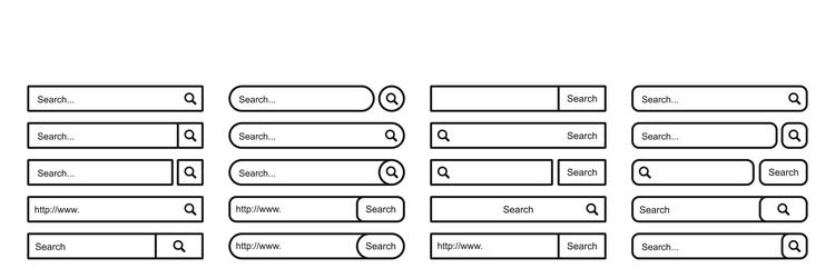 Big set loading icons load progress bar Royalty Free Vector