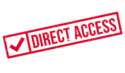 Direct access rubber stamp Royalty Free Vector Image