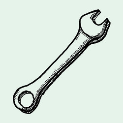 Open End Wrench Drawing