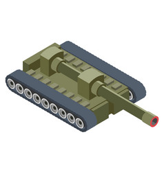 An editable isometric icon of mac gun Royalty Free Vector