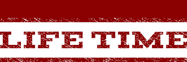 Life time watermark stamp Royalty Free Vector Image