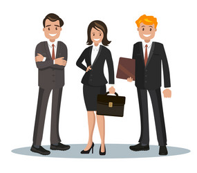 Business team set Royalty Free Vector Image - VectorStock