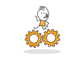 Stickman Laughing Vector Images (88)