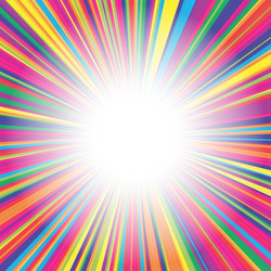 Green burst background Royalty Free Vector Image