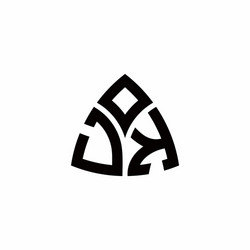 Jk monogram logo with diamond shape and ring Vector Image