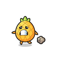 Scared Cartoon Pineapple Vector Images (40)