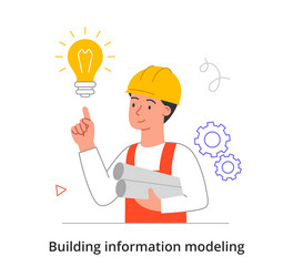 Building Information Modeling Vector Images Over 660
