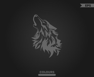 She wolf Royalty Free Vector Image - VectorStock