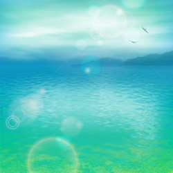 Sea background Royalty Free Vector Image - VectorStock