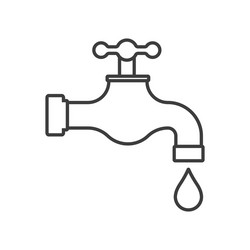 Cartoon tap Royalty Free Vector Image - VectorStock