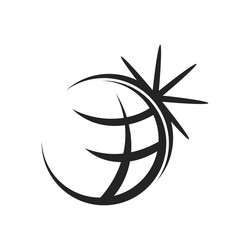 World logo template Royalty Free Vector Image - VectorStock