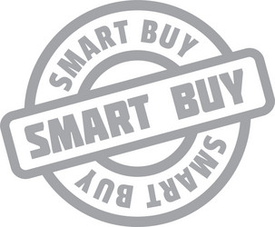 Smart buy rubber stamp Royalty Free Vector Image