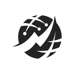 World logo template Royalty Free Vector Image - VectorStock