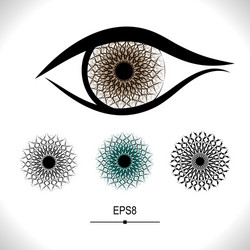 Spectrum eye Royalty Free Vector Image - VectorStock