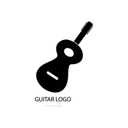 Guitar logo Royalty Free Vector Image - VectorStock