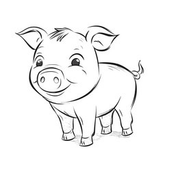 Hog Cartoon Vector Images (over 4,400)