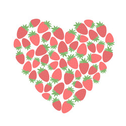 Strawberry Heart Vector Images (over 7,100)