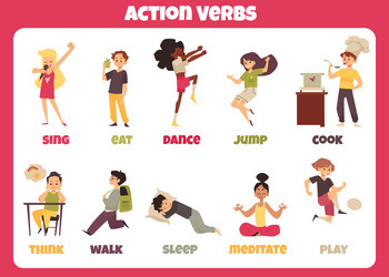 Verb Cartoon Vector Images (over 160)