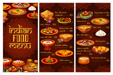 Indian Cuisine Menu Vector Images (over 2,000)