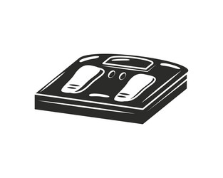 Body weight scale icon Royalty Free Vector Image