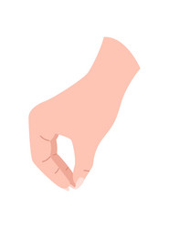 Pointing forward emoticon Royalty Free Vector Image