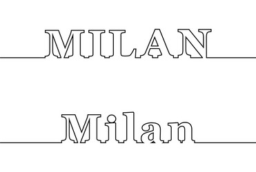 Milan Name Vector Images (51)