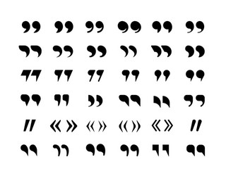 White Quotation Marks Vector Images (over 2,000)