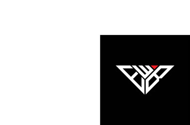 Ewb letter logo creative design with graphic Vector Image