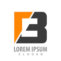 B8 b 8 letter and number combination logo design Vector Image