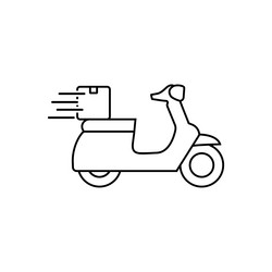 Logo Delivery Motorcycle Icon Vector Images (over 1,800)