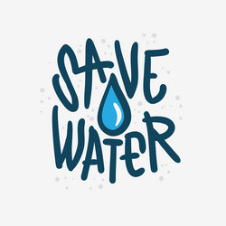 Water font letters png isolated on transparent Vector Image